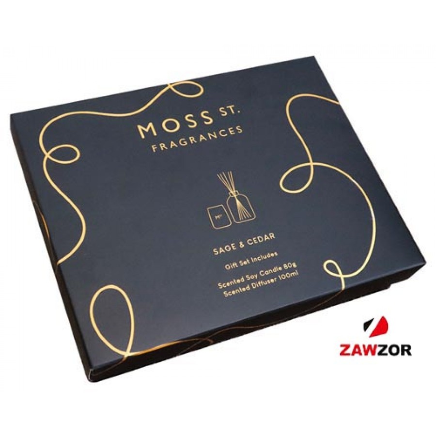 Scented Candle And Diffuser Gift Set - Zawzor