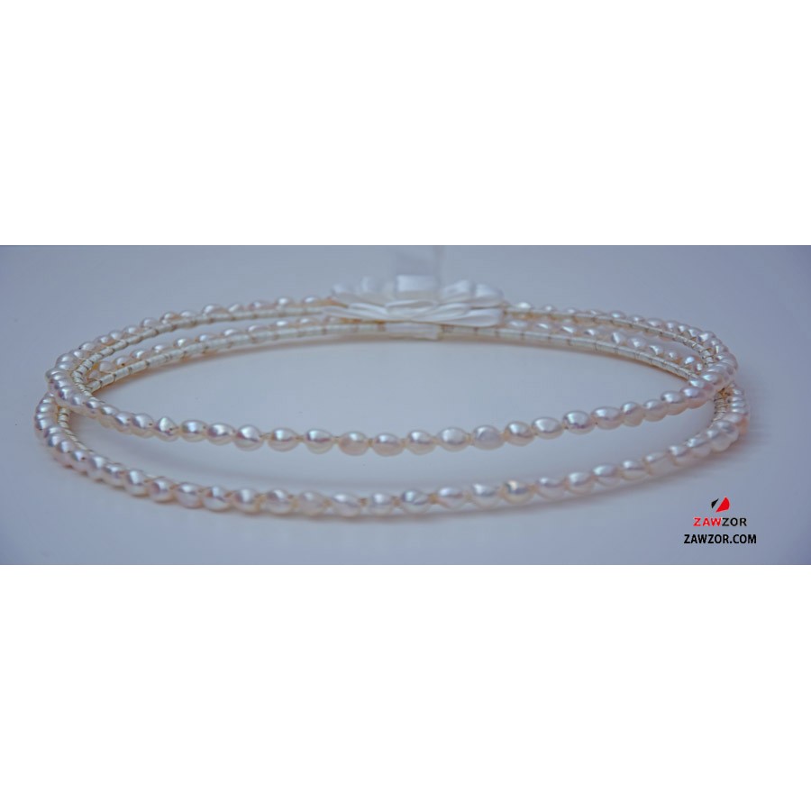 Pearl Wedding Stephana - Orthodox Wedding Crowns - Zawzor